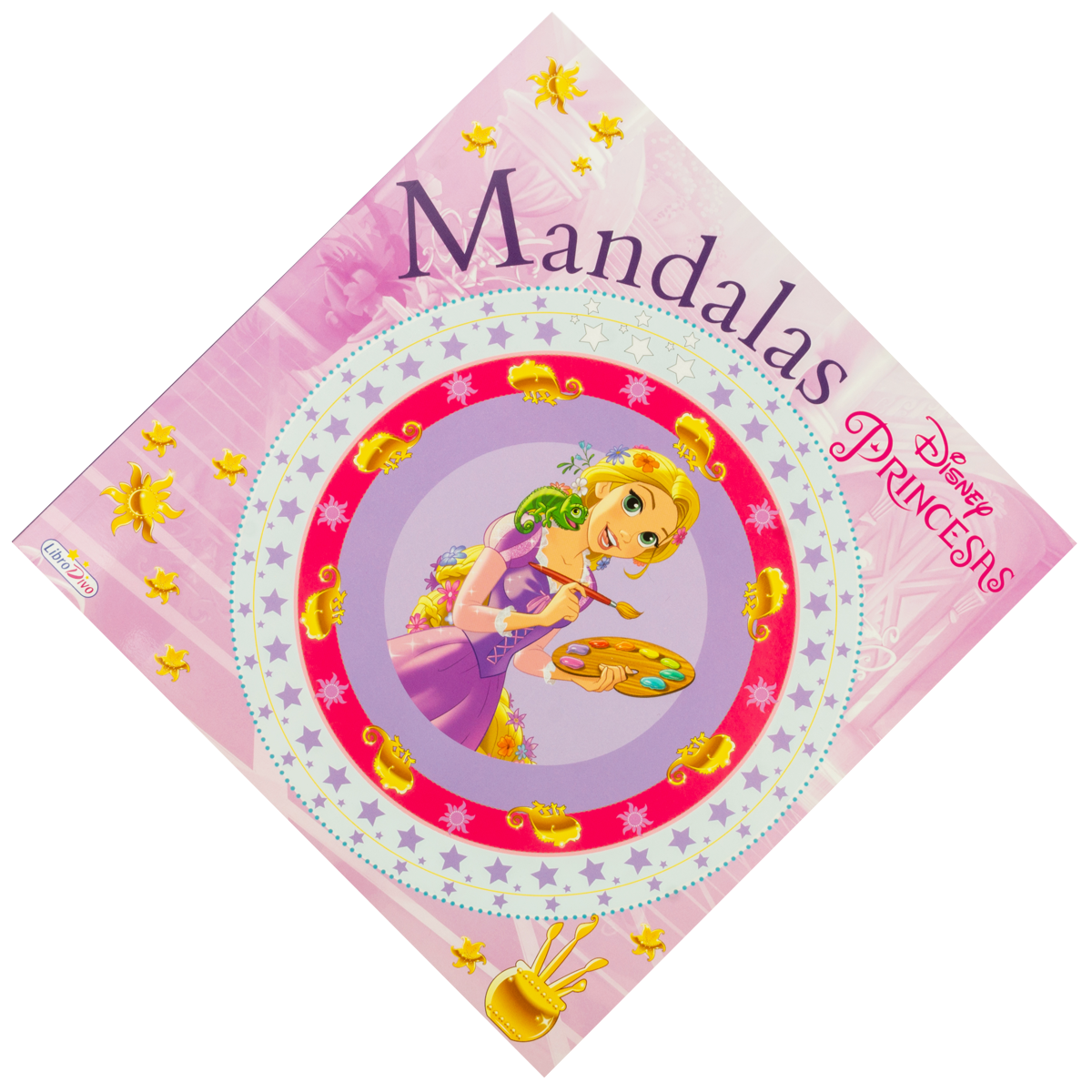 Libro de mandalas para colorear de Rapunzel Disney – Tienda Muna